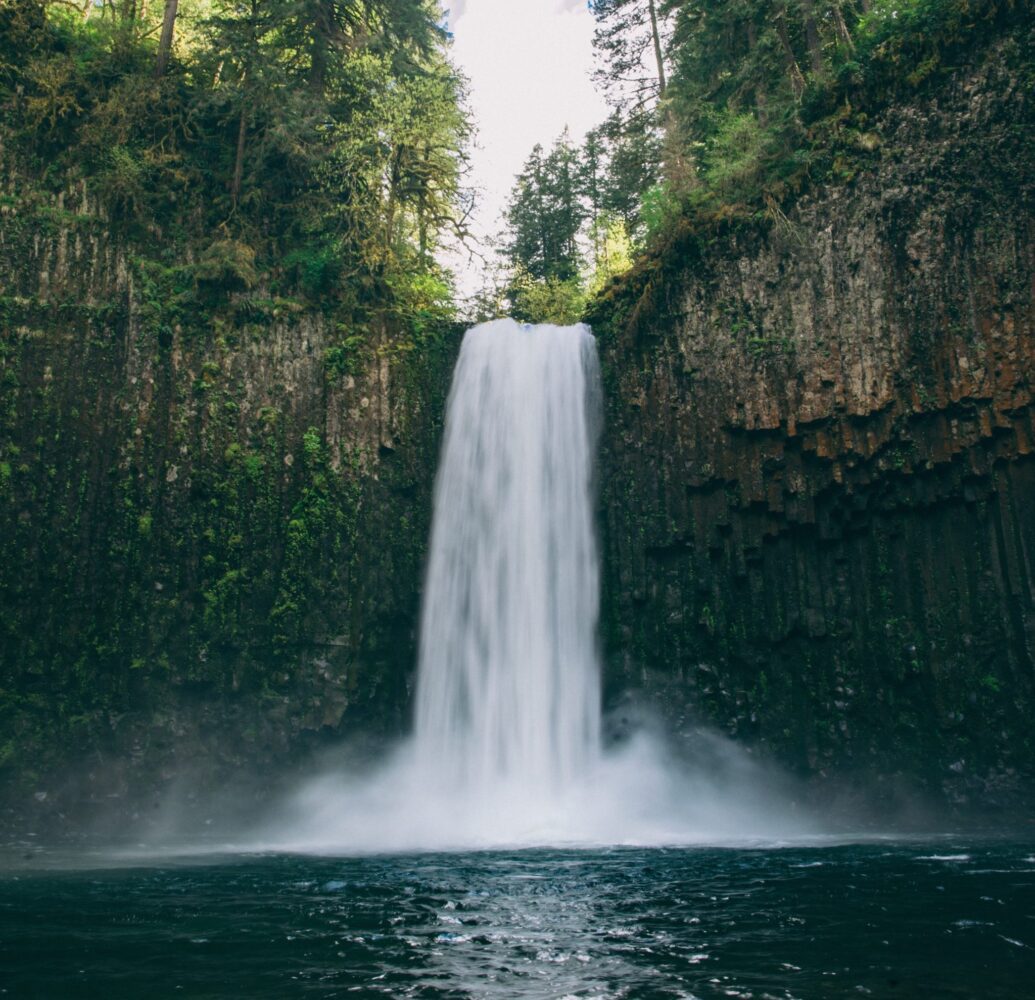 Waterfall in forest - Outdoor Industry Association